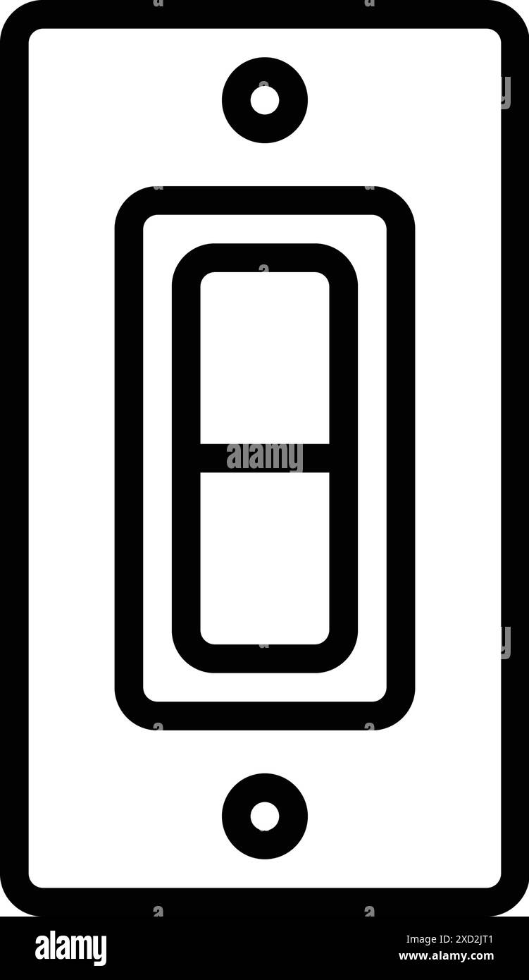 Circuit breaker on off Stock Vector Images - Alamy