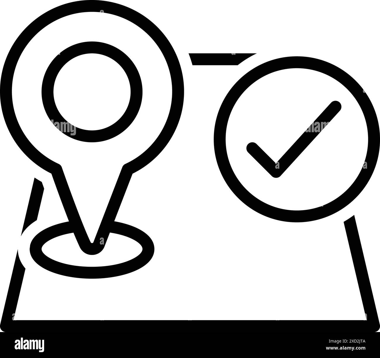 Icon for arrive,reach Stock Vector Image & Art - Alamy