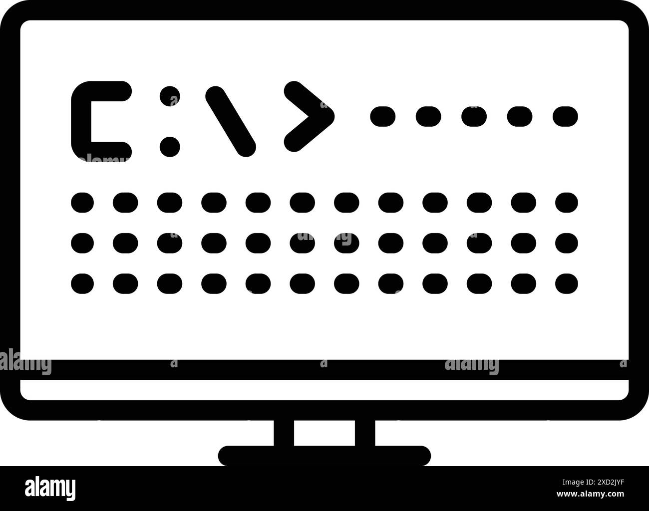 Command prompt Black and White Stock Photos & Images - Alamy