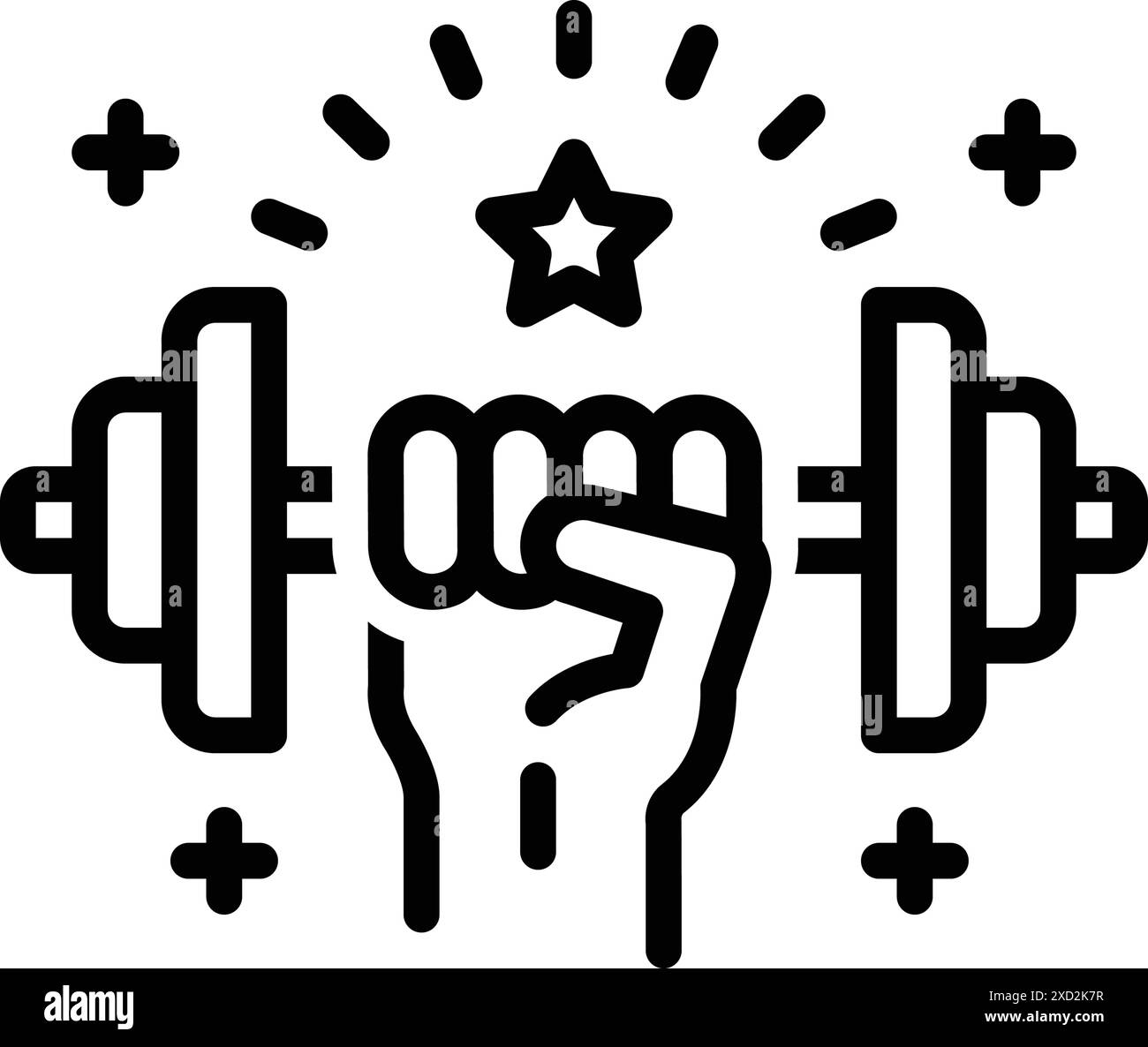 Symbol of physical strength Black and White Stock Photos & Images - Alamy