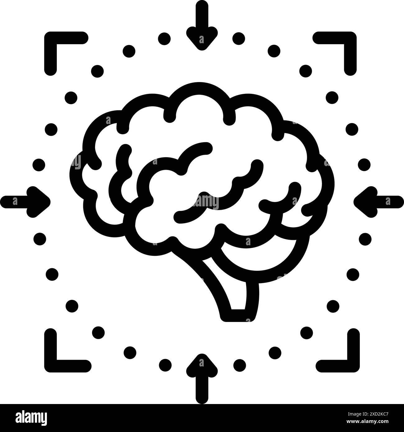 Concentration of attention Stock Vector Images - Alamy