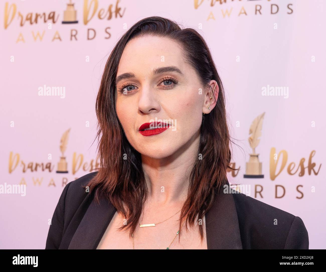 Lena Hall attends the 2024 Drama Desk Awards at NYU Skirball Center in New York on June 10, 2024 ...