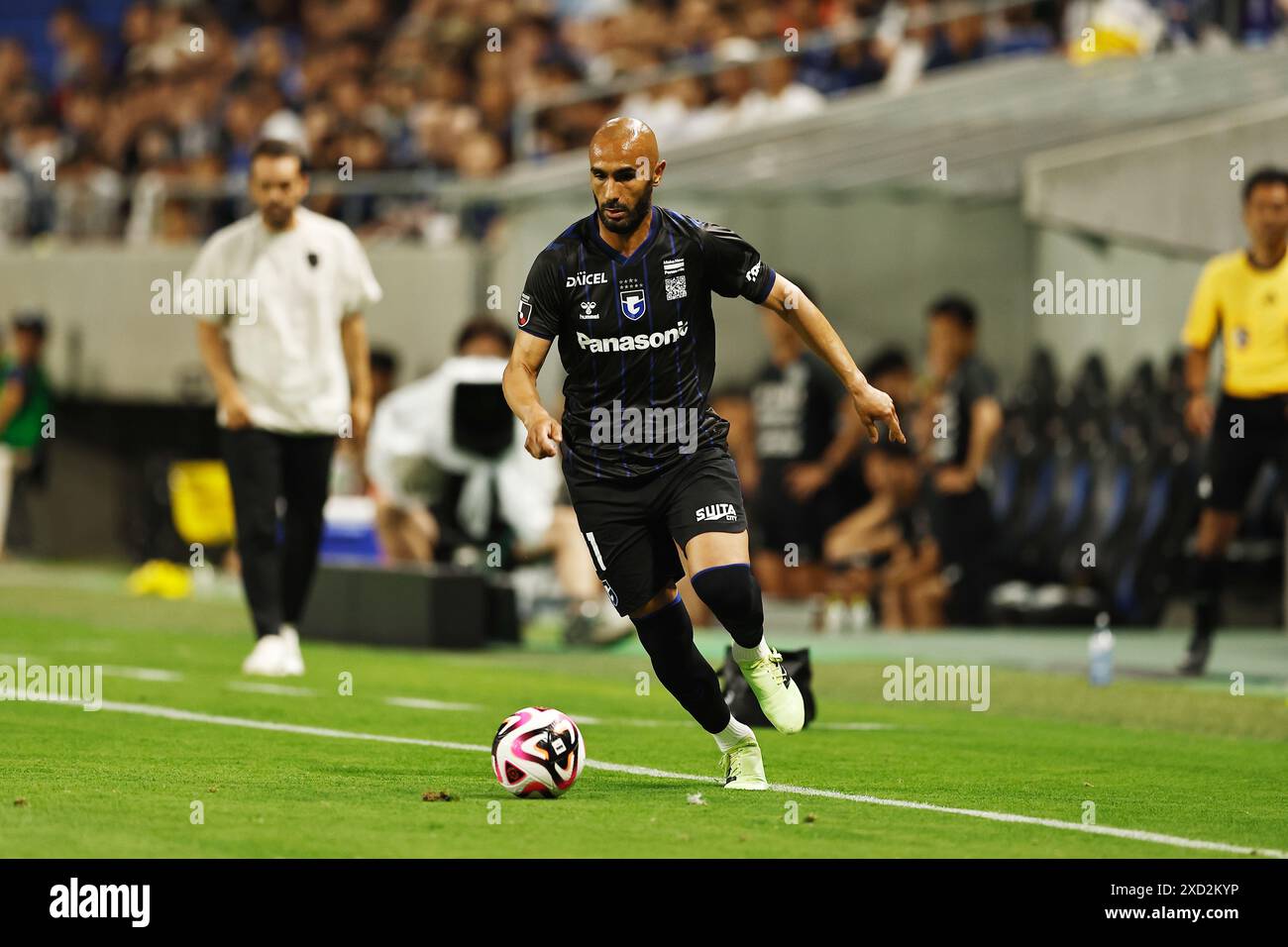 Suita, Japan. 16th June, 2024. Issam Jebali (Gamba) Football/Soccer ...