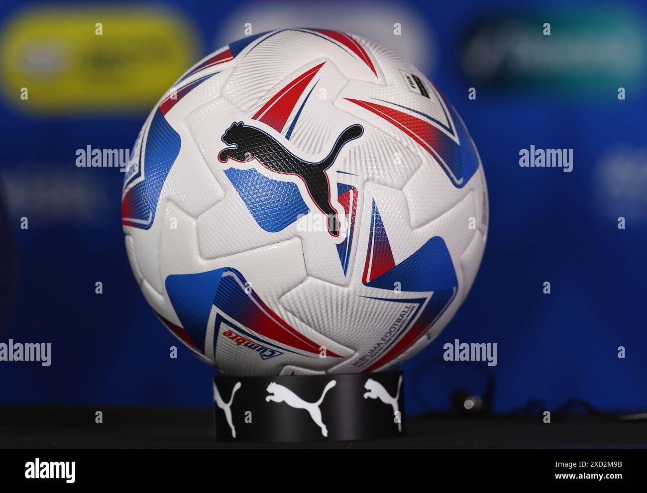 Atlanta, USA. 19th June, 2024. Puma’s official ball of the Copa America ...