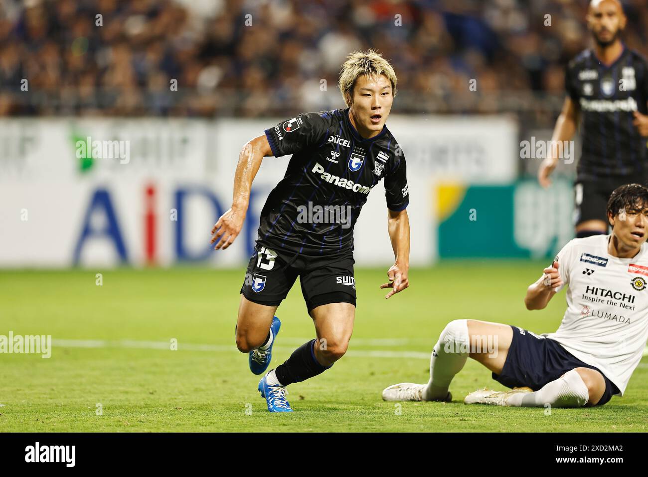 Suita, Japan. 16th June, 2024. Isa Sakamoto (Gamba) Football/Soccer ...