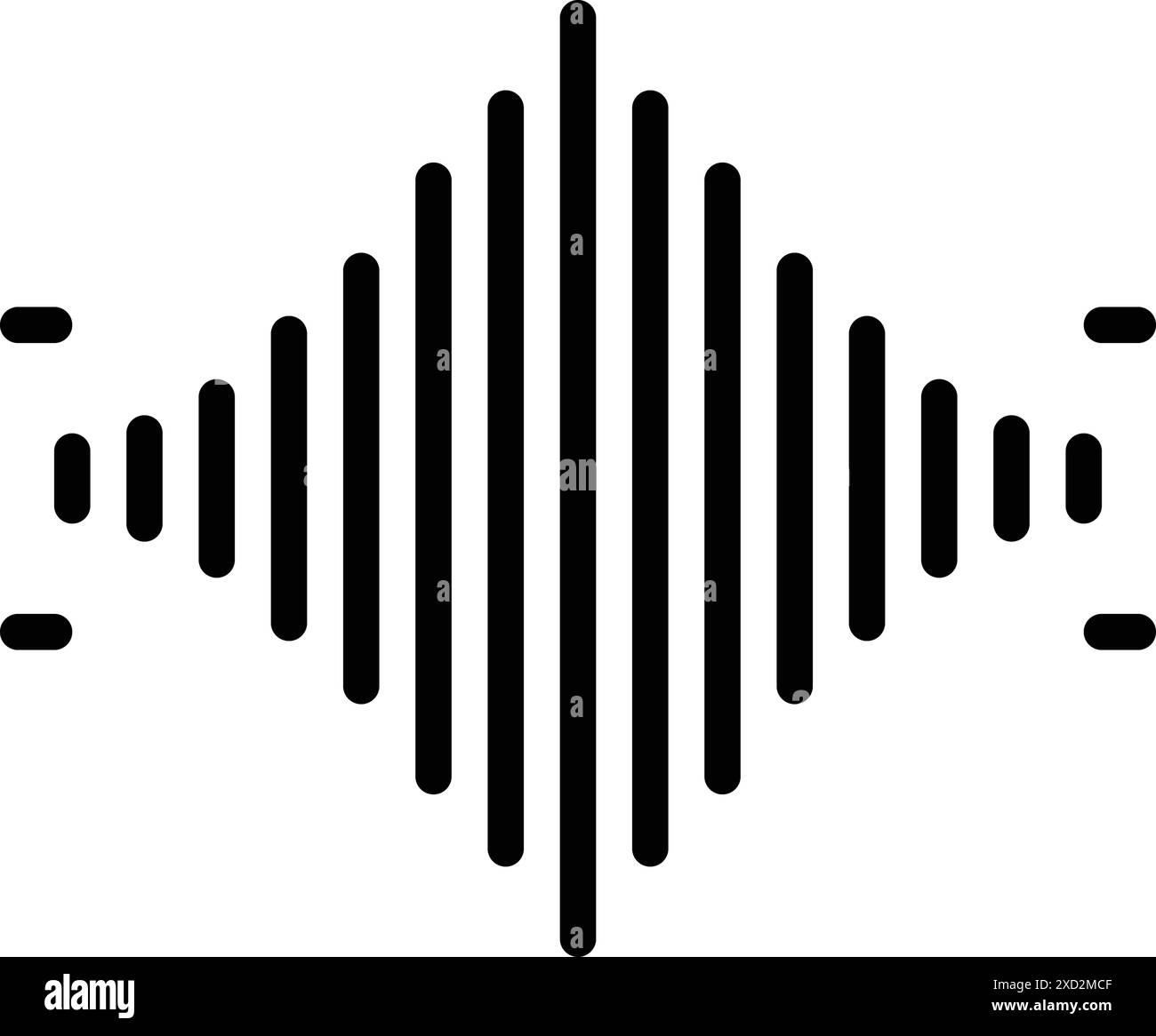 Audio frequency logo Black and White Stock Photos & Images - Alamy