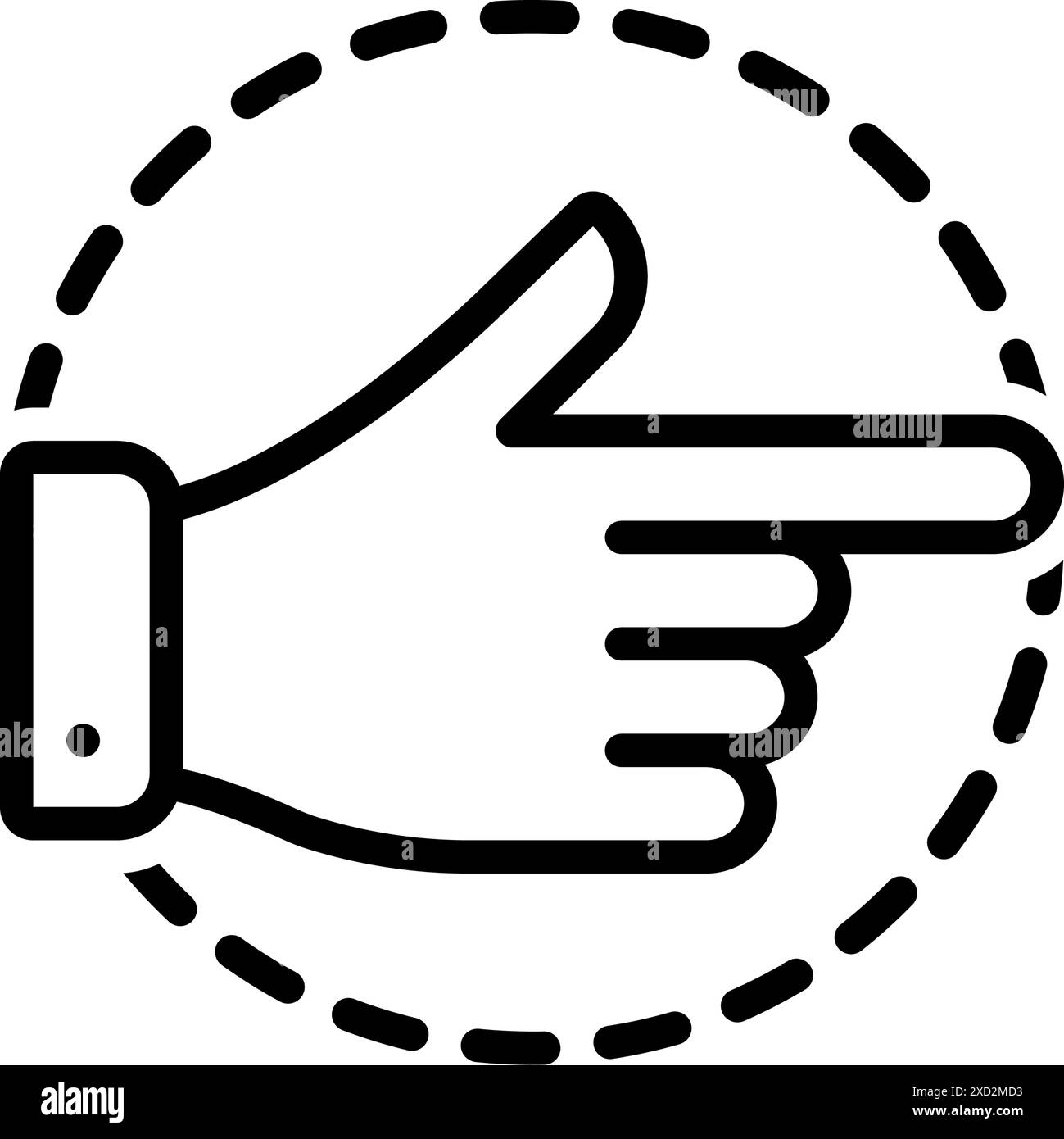 Pointing aside Stock Vector Images - Alamy