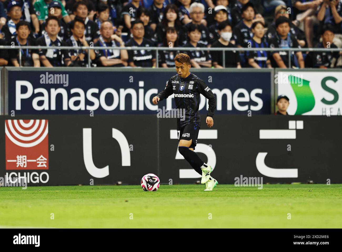 Suita, Japan. 16th June, 2024. Ryoya Yamashita (Gamba) Football/Soccer ...