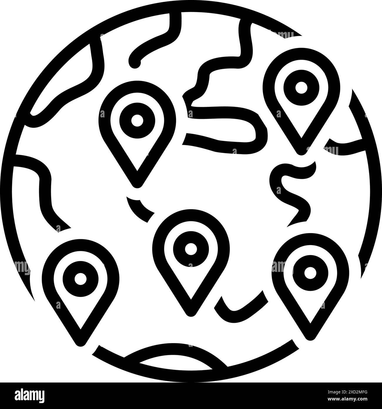 Icon for everywhere,ubiquitously Stock Vector Image & Art - Alamy