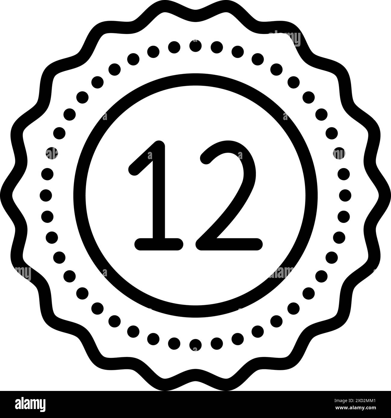Icon for twelve,fulfillment Stock Vector Image & Art - Alamy