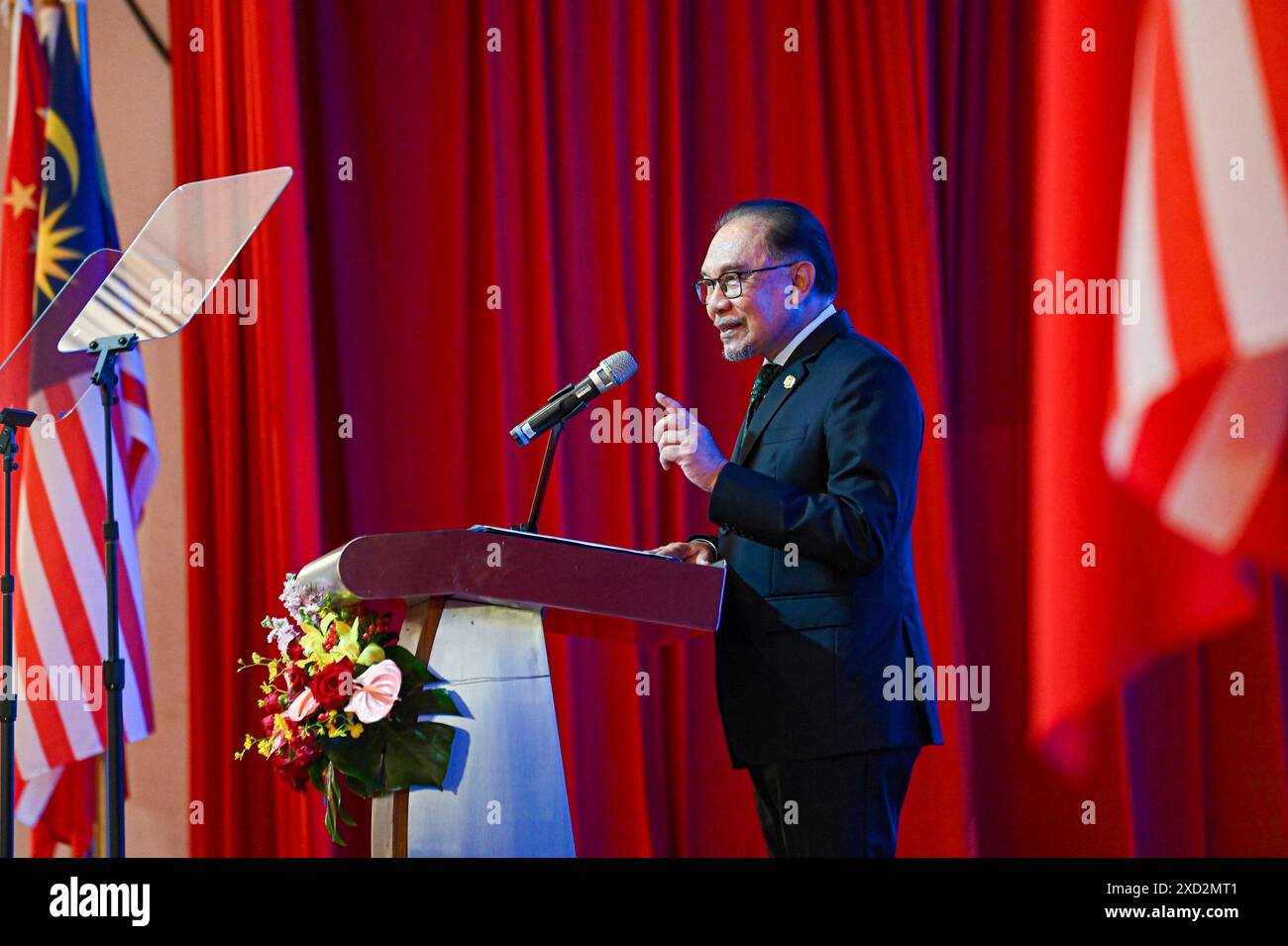 In this photo released by Malaysia's Department of Information ...