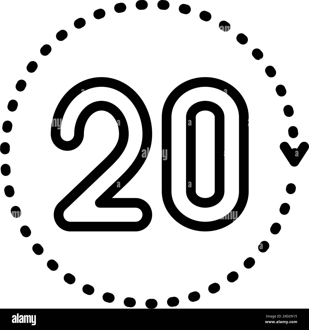 Icon for twenty,accuracy Stock Vector Image & Art - Alamy