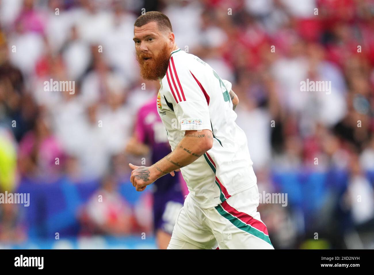 Stuttgart, Germany. 19th June, 2024. Martin Adam of Hungary during the ...