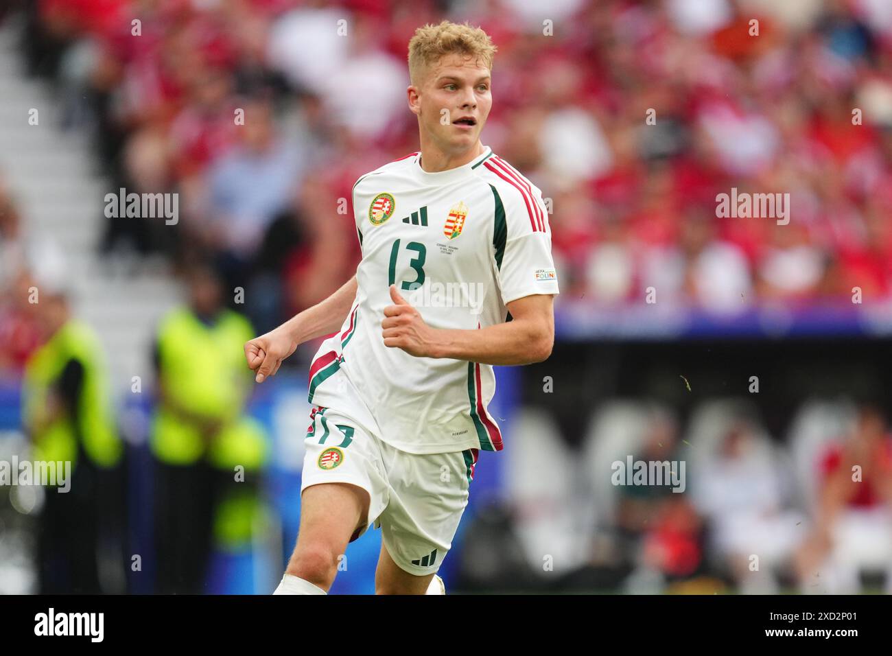 Andras Schafer of Hungary during the UEFA Euro 2024 match between ...