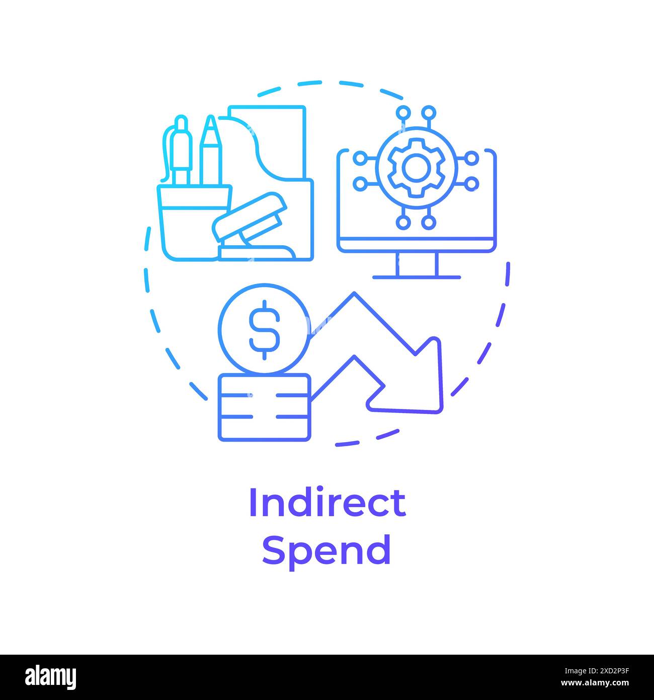 Indirect spend Stock Vector Images - Alamy