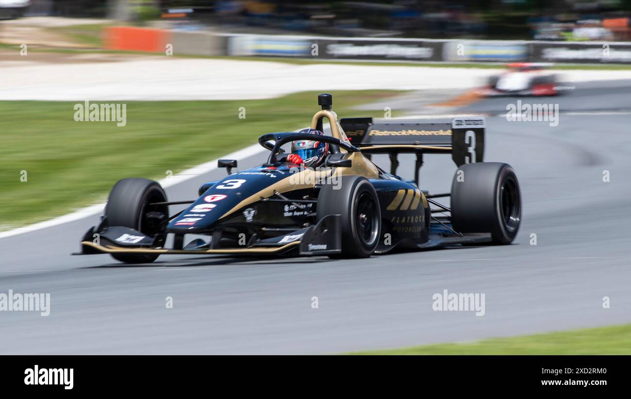 June 09, 2024: INDY NXT Andretti Cape car driven by #3 Michael d ...