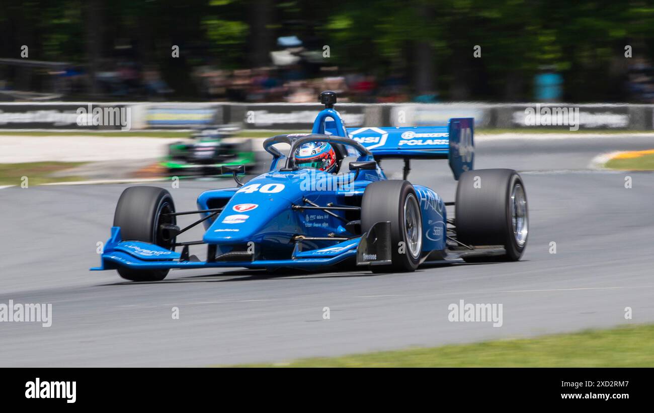 June 09, 2024: INDY NXT Miller Vinatieri Motorsports car driven by #40 ...