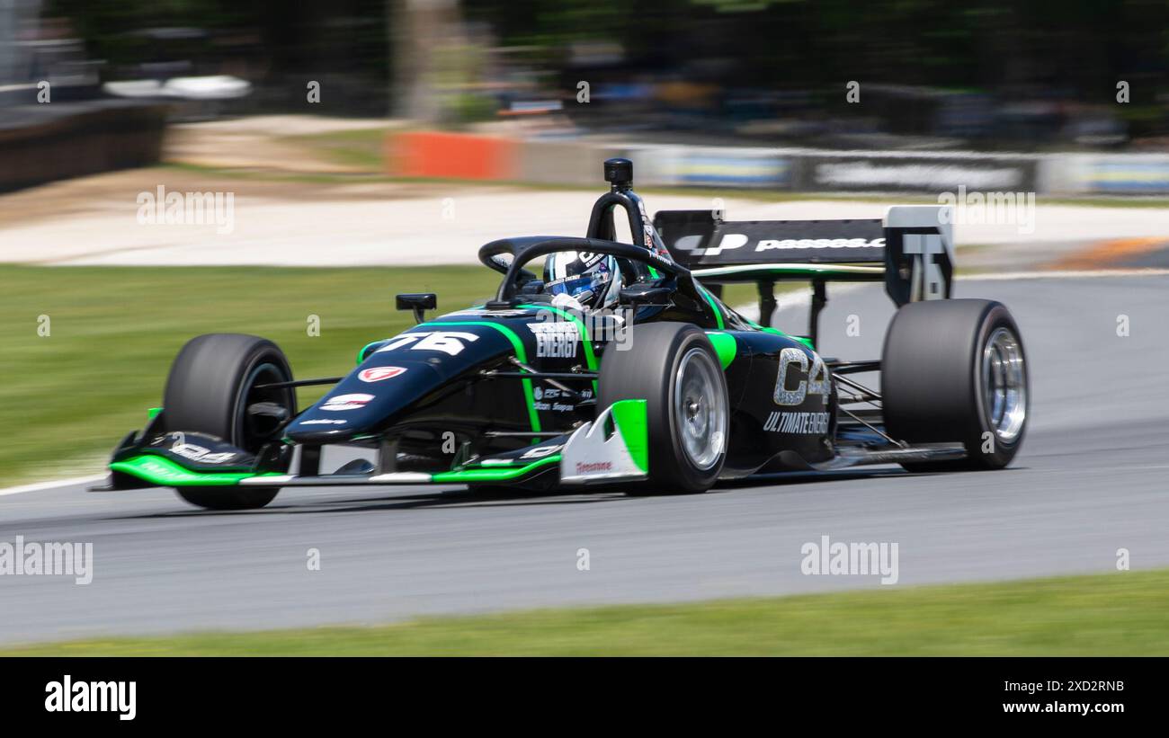 June 09, 2024: INDY NXT Juncos Hollinger Racing car driven by #76 ...