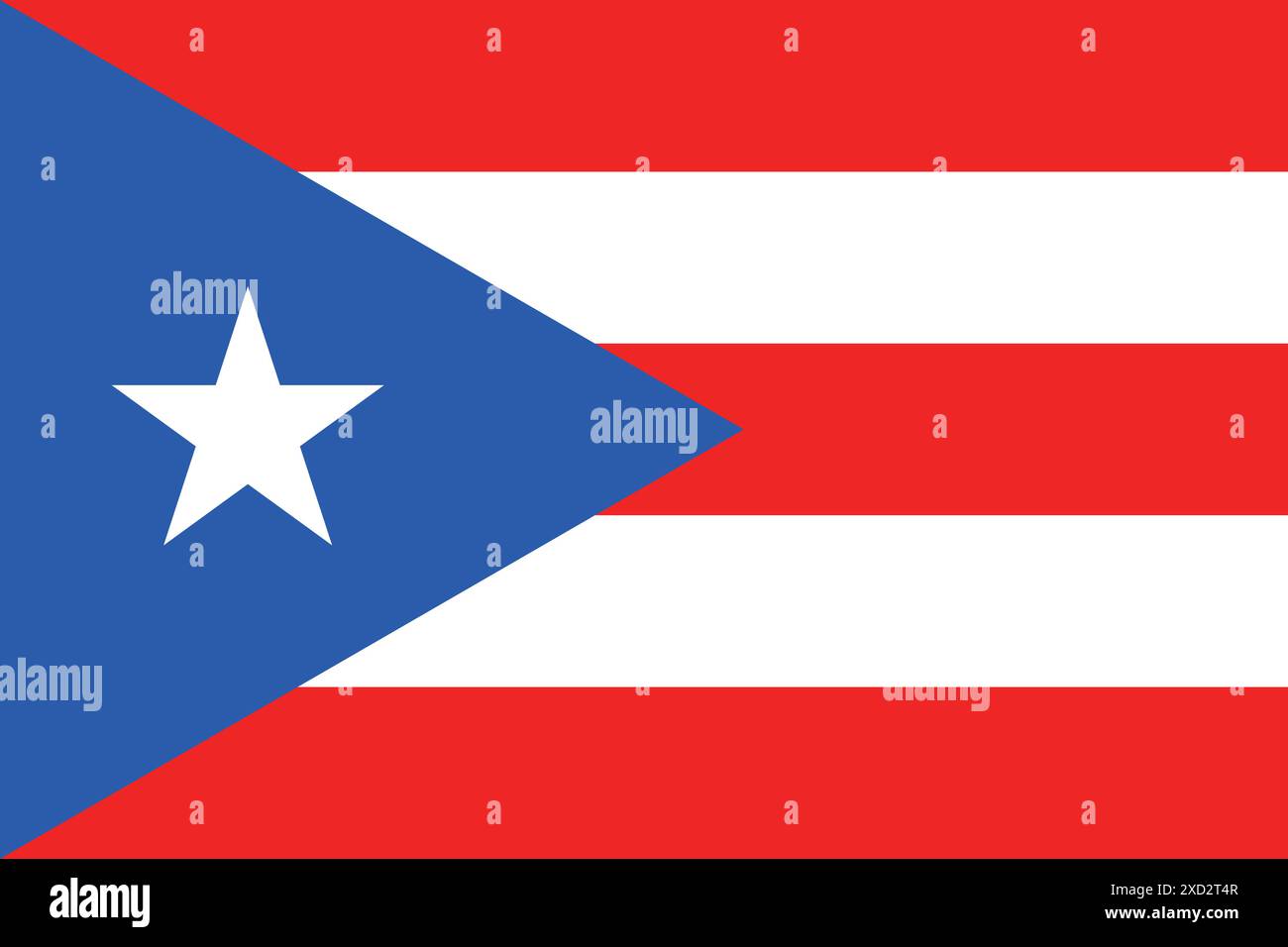 Flag of Puerto Rico Stock Vector Image & Art - Alamy