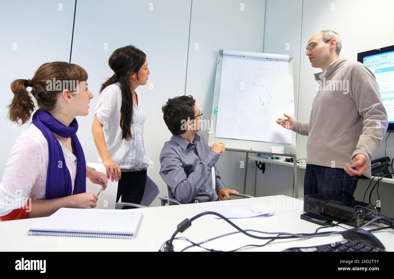 Project conclusion meeting, meeting room, smart systems for ...