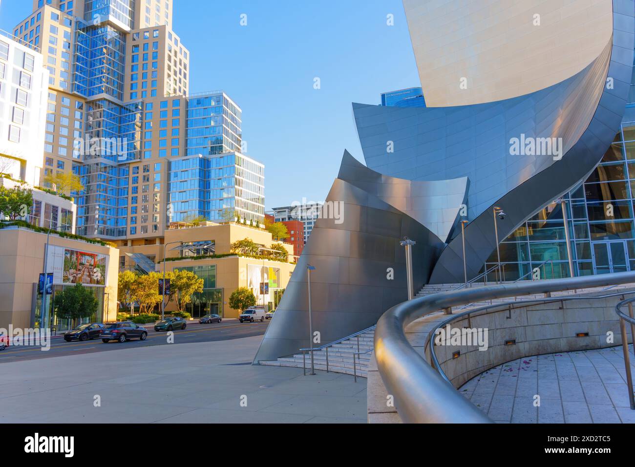 Los Angeles, California - April 10, 2024: View of unique exterior ...