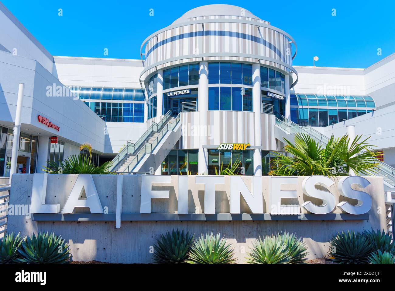 Los Angeles, California - April 9, 2024: Exterior of the famous LA ...