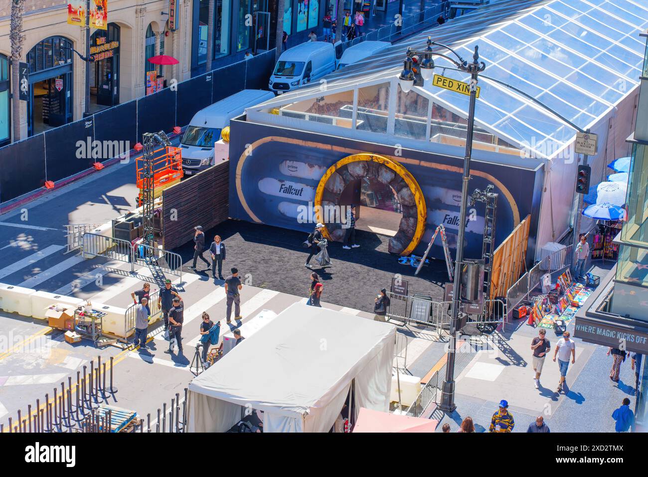 Los Angeles, California - April 10, 2024: Daytime view of the Fallout ...