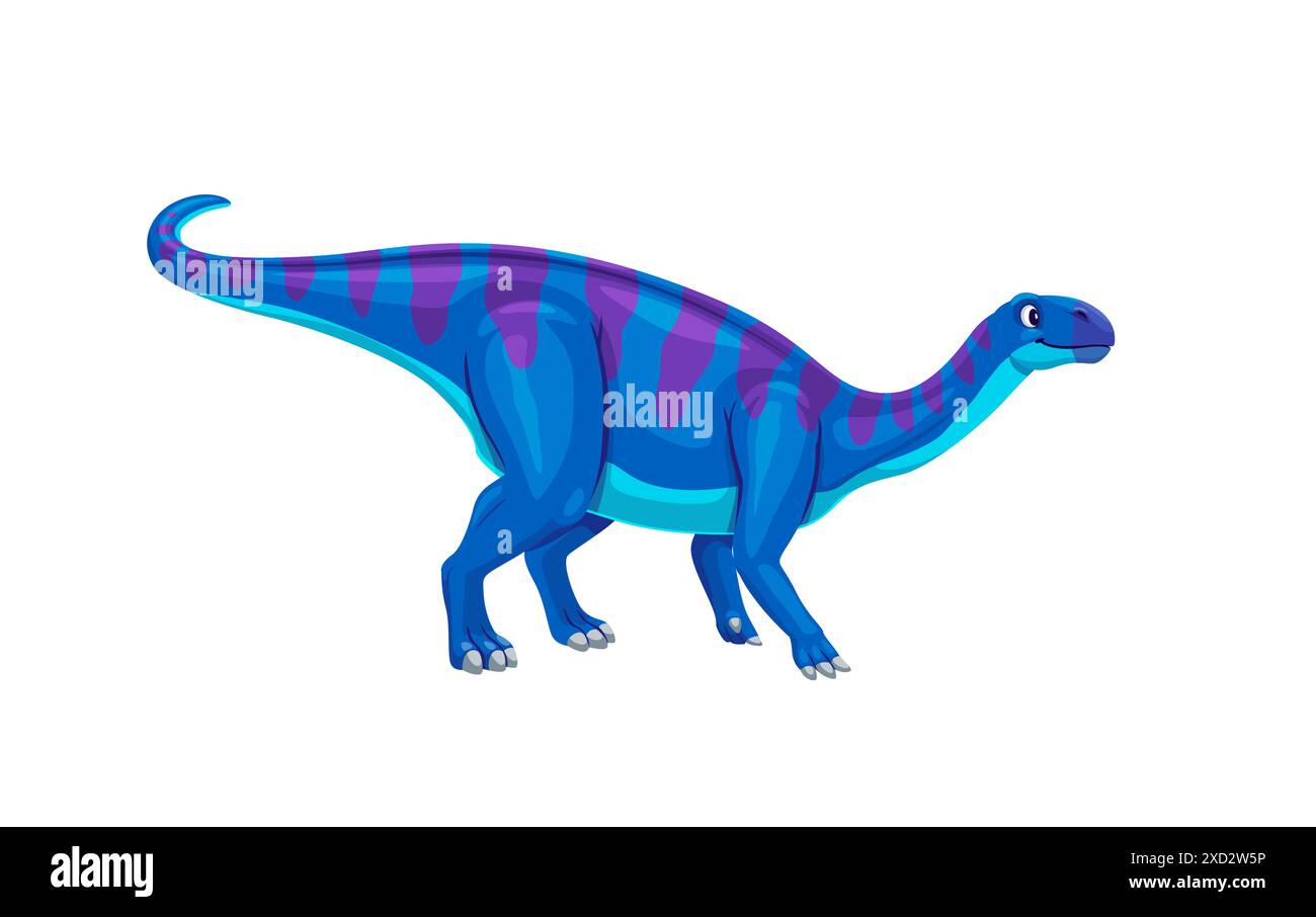 Cartoon coloradisaurus dinosaur character of jurassic jungle animal ...