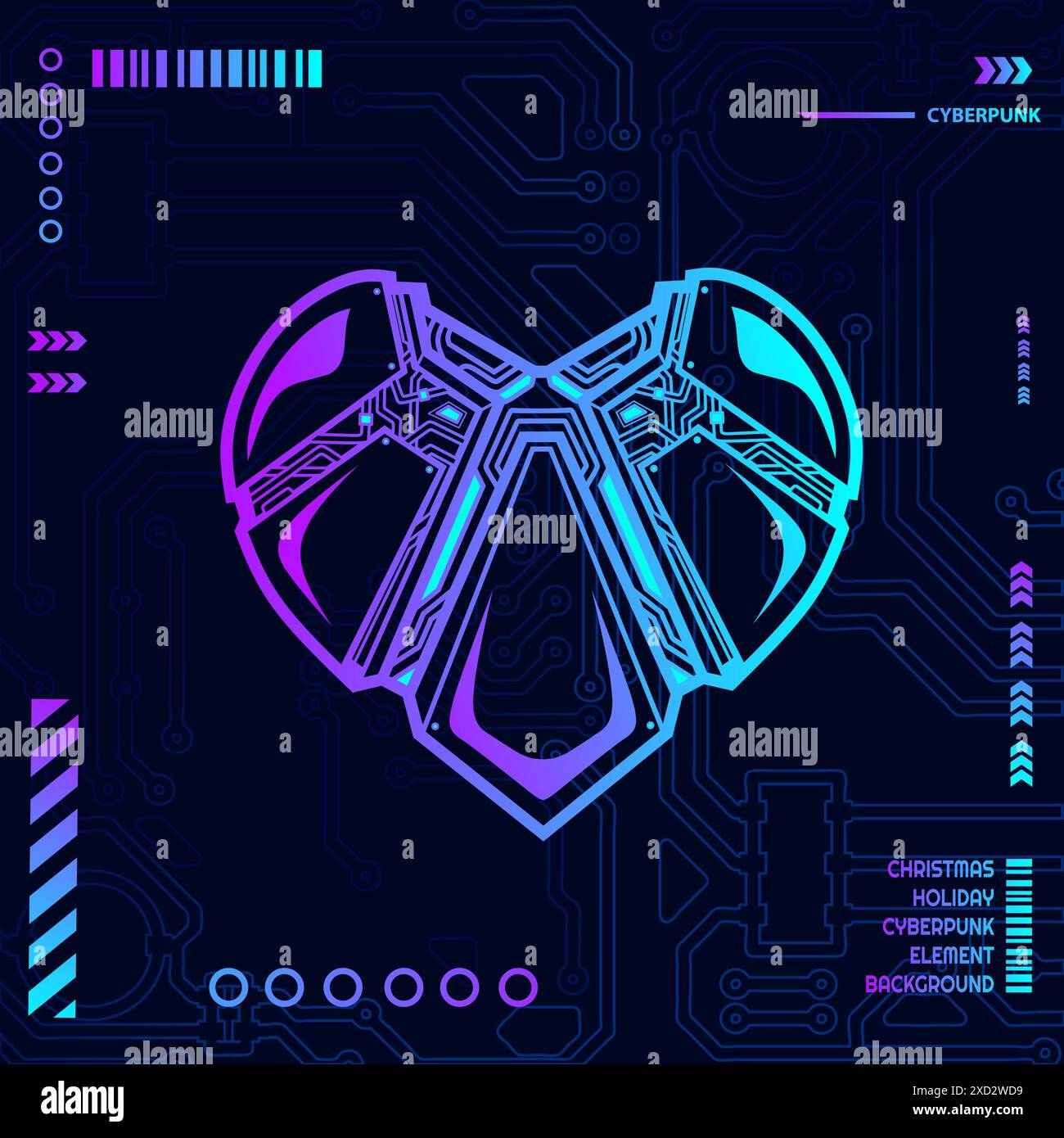 Love technology the cyberpunk futuristic tech background. Abstract ...