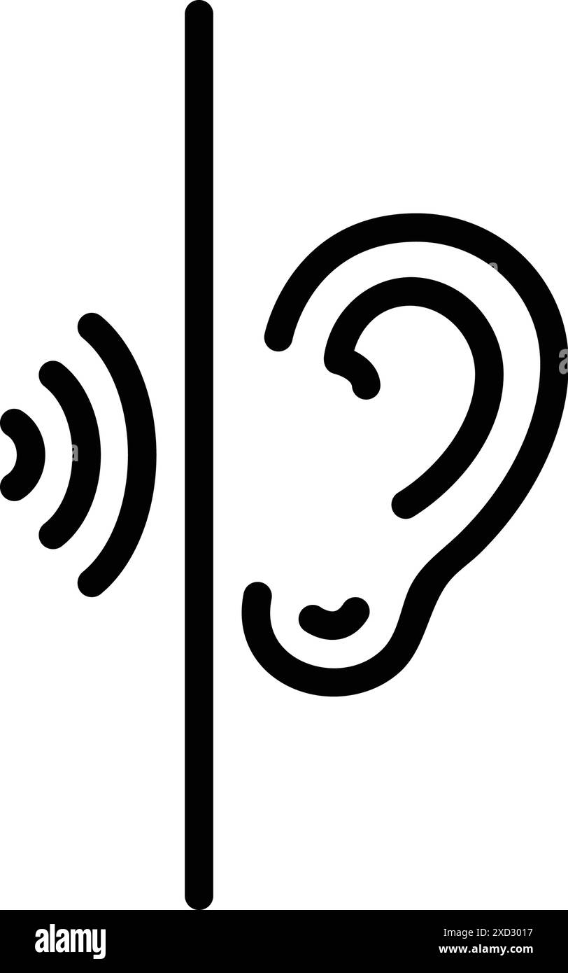 Icon for canvalisten,hark Stock Vector Image & Art - Alamy