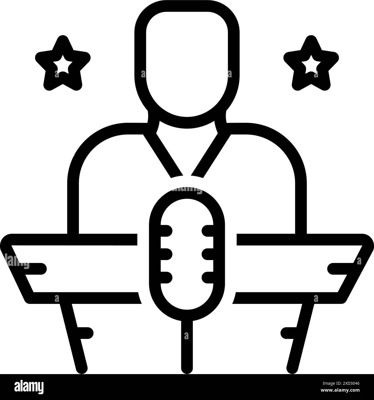 Icon for host,speech Stock Vector Image & Art - Alamy