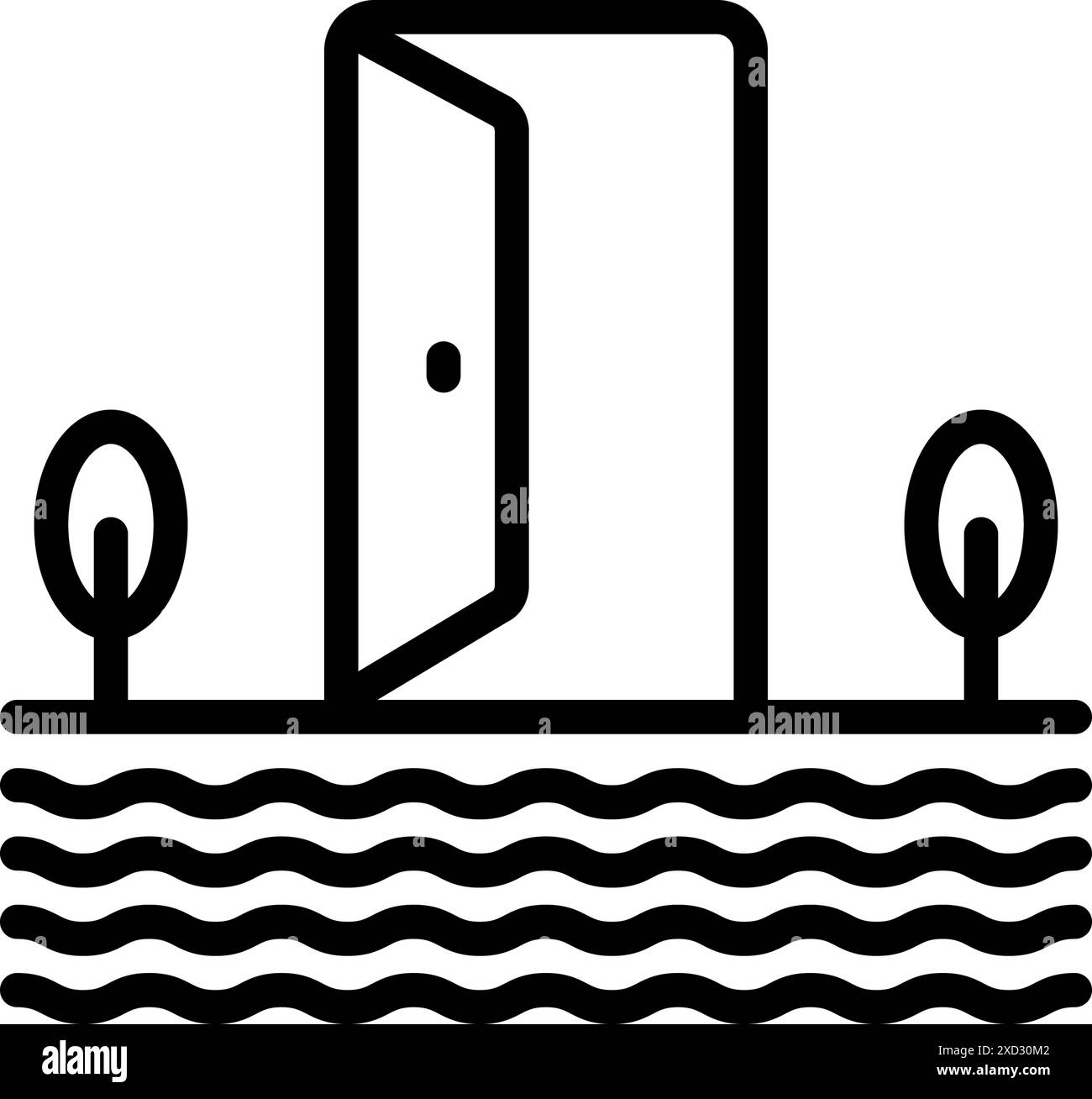 Icon for outside,outward Stock Vector Image & Art - Alamy