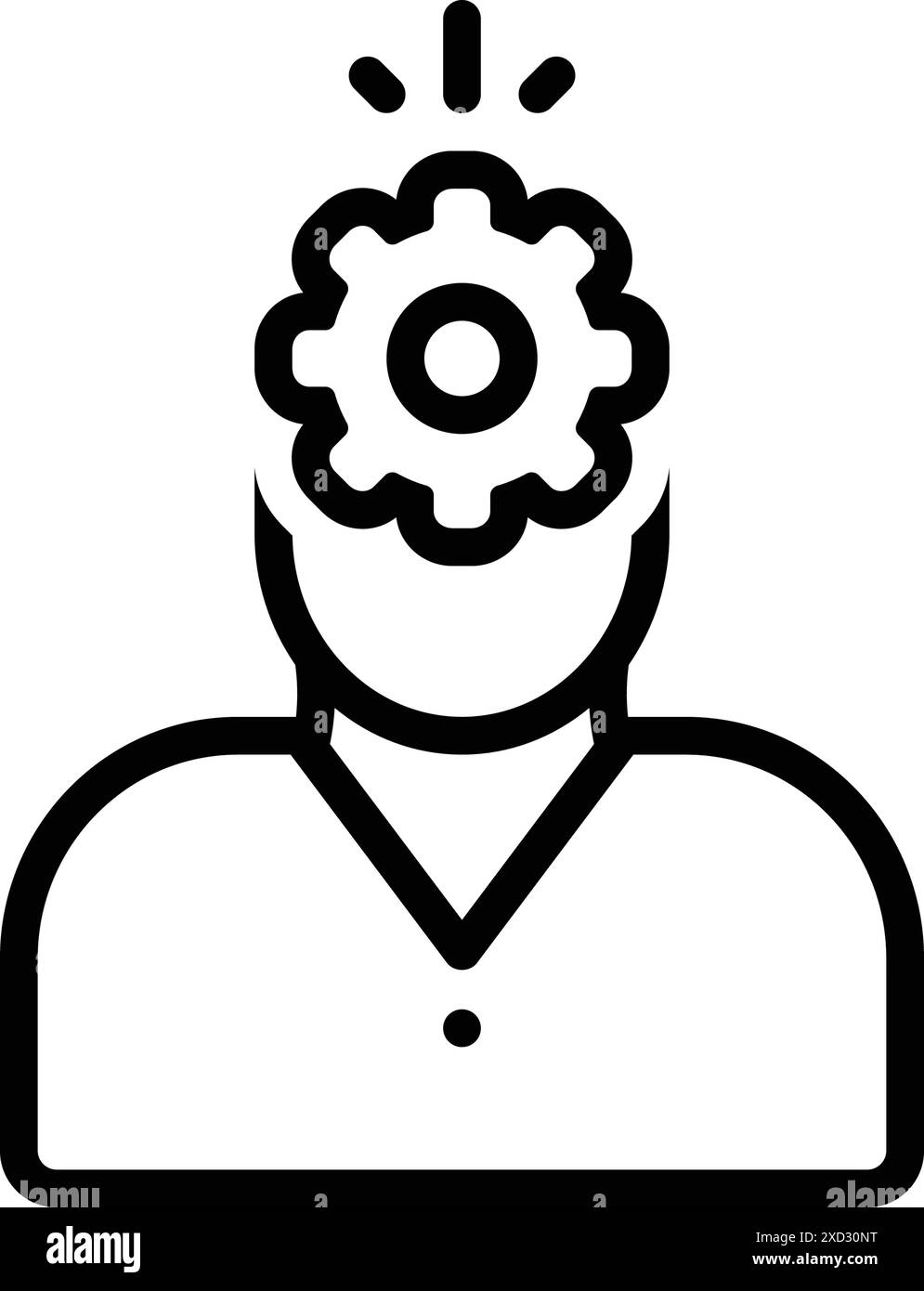 Icon for thinking,brain Stock Vector Image & Art - Alamy
