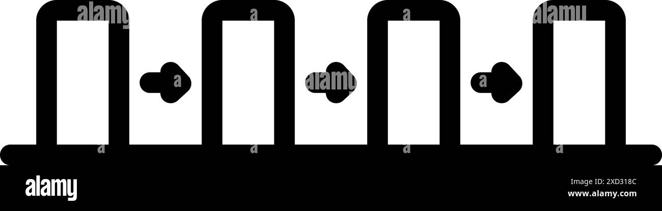 Icon for sequence,hierarchy Stock Vector Image & Art - Alamy