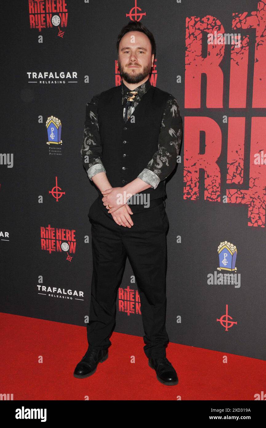 Austin Dickinson at the "Rite Here Rite Now" world film premiere ...