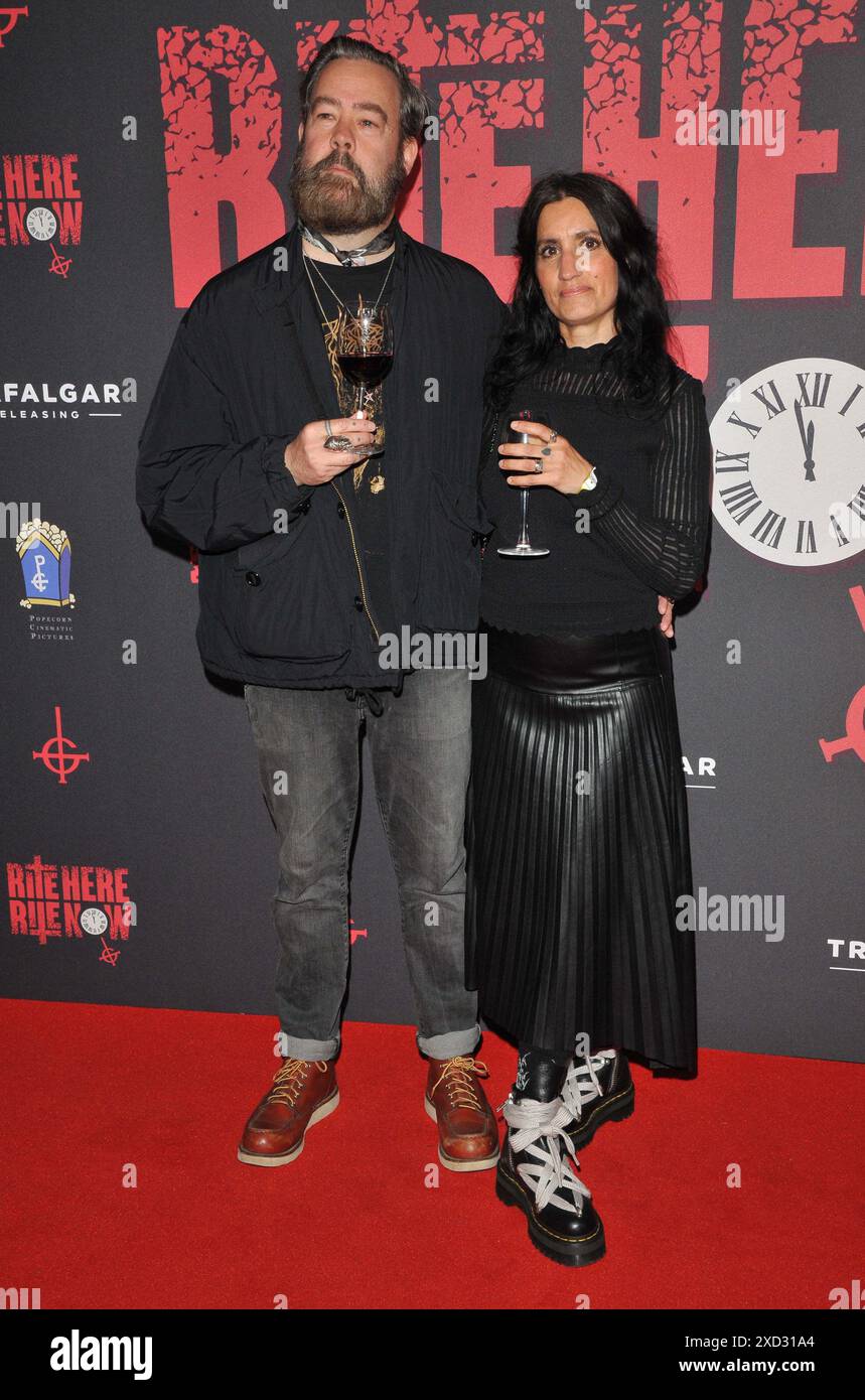 Daniel P Carter and guest at the "Rite Here Rite Now" world film ...