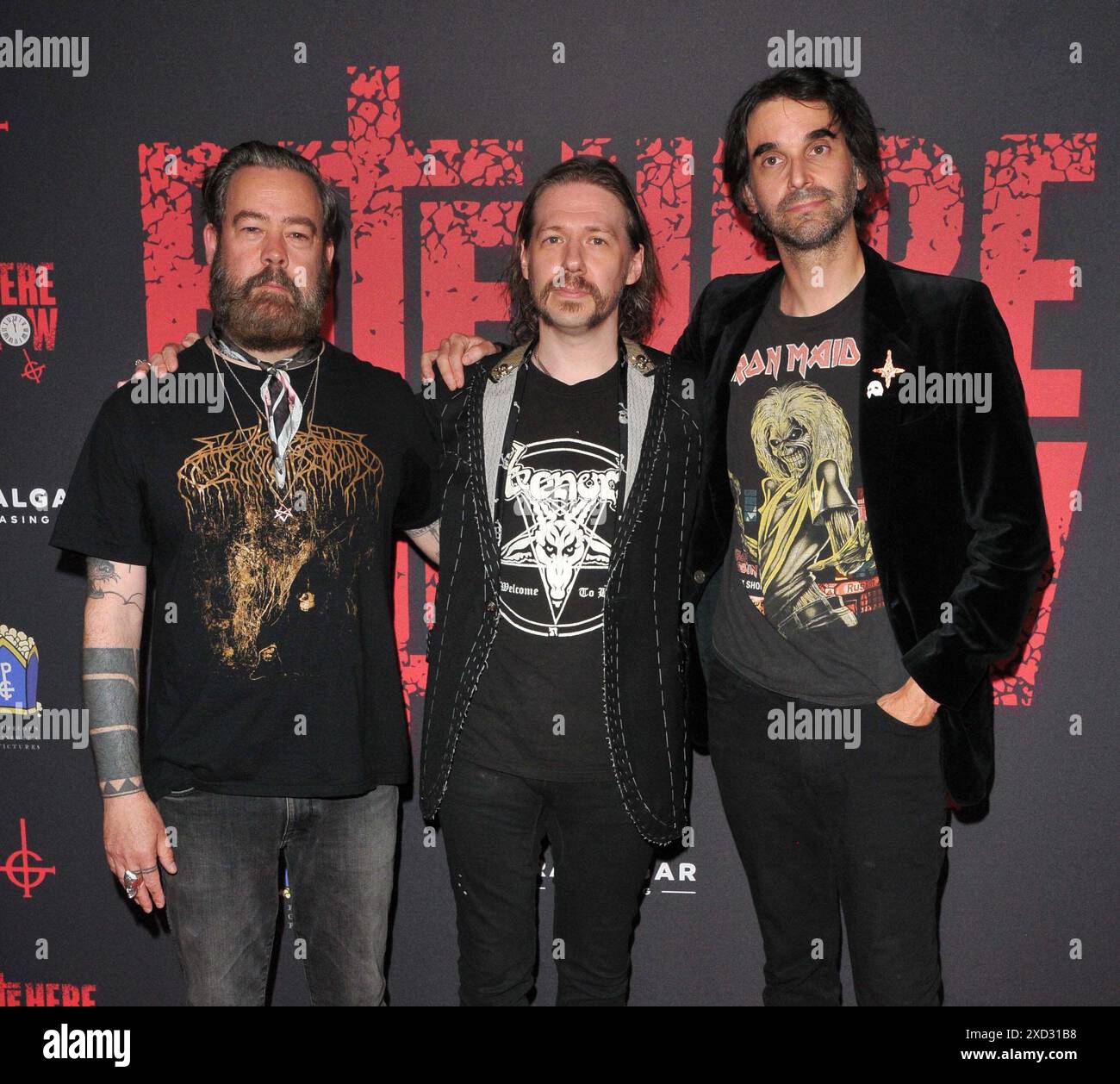 Daniel P Carter, Tobias Forge and Alex Ross Perry at the "Rite Here ...