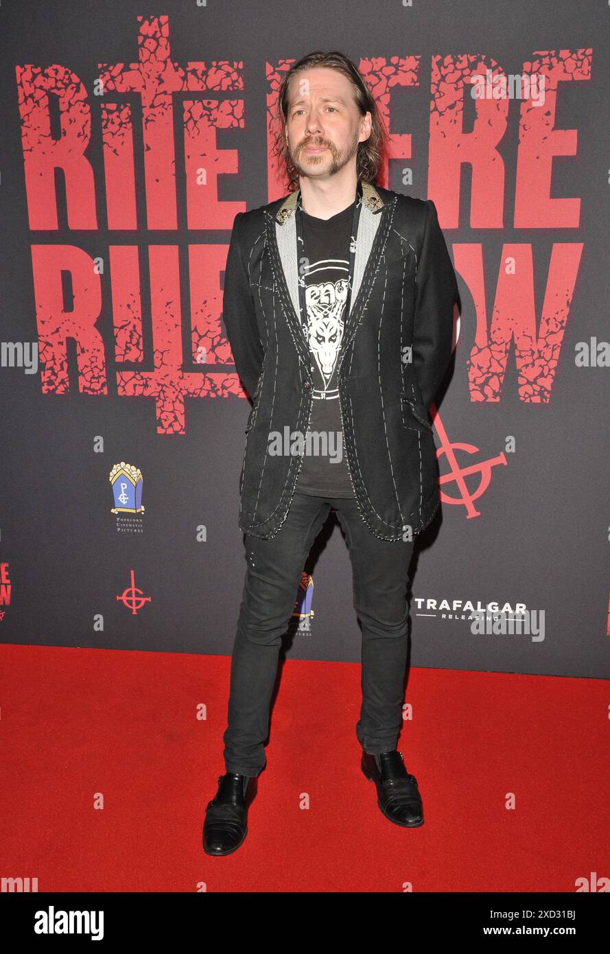 Tobias Forge at the "Rite Here Rite Now" world film premiere ...