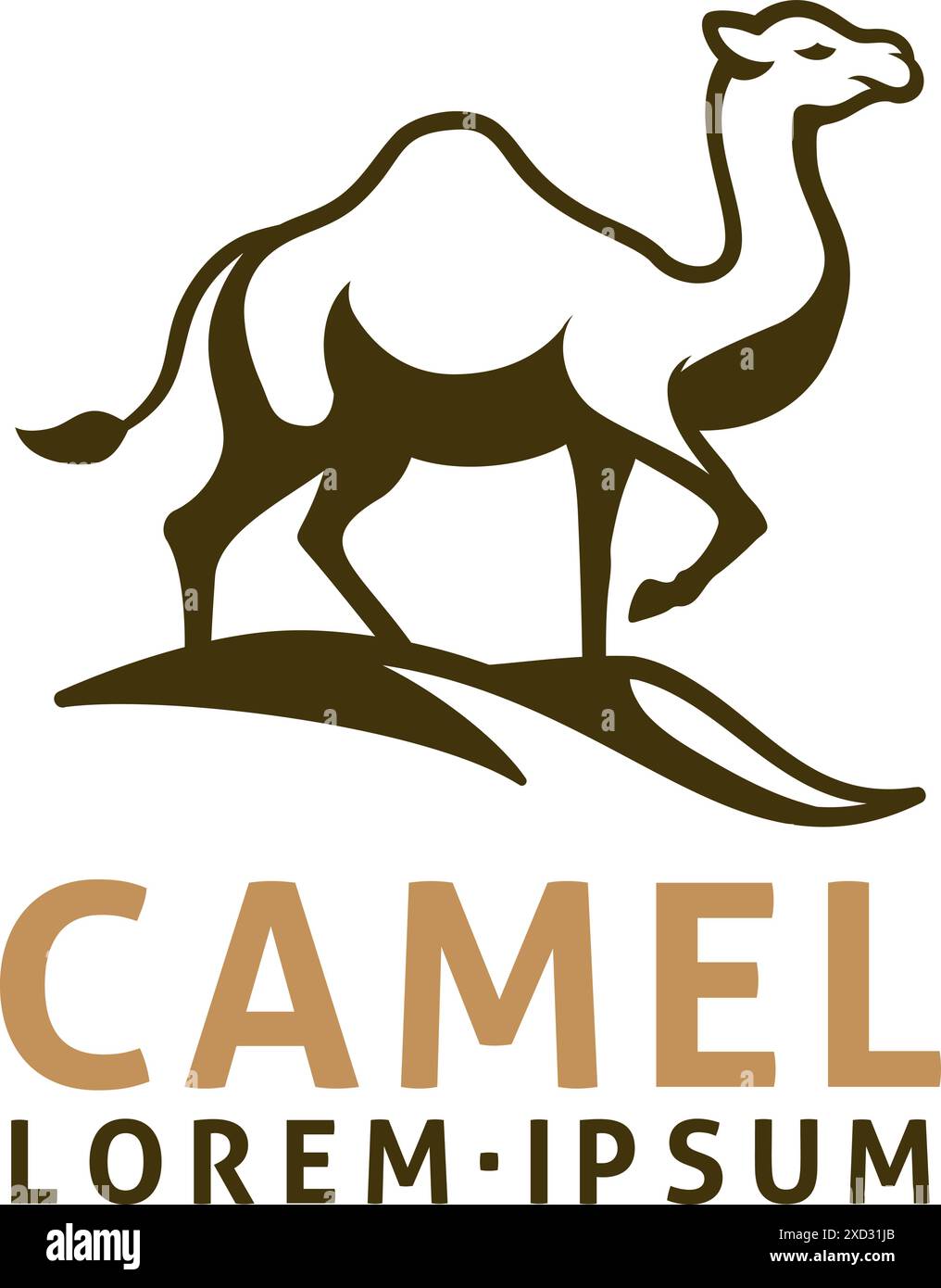 Camel Animal Design Illustration Mascot Icon Stock Vector Image & Art ...