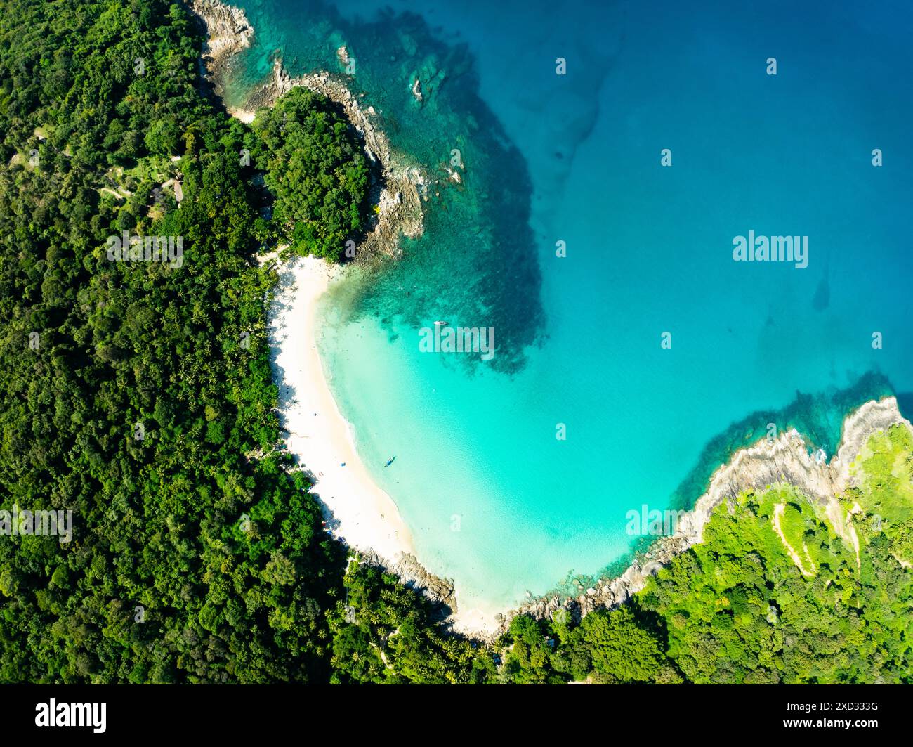 Aerial view Top down seashore background,Waves crashing on rock cliff ...