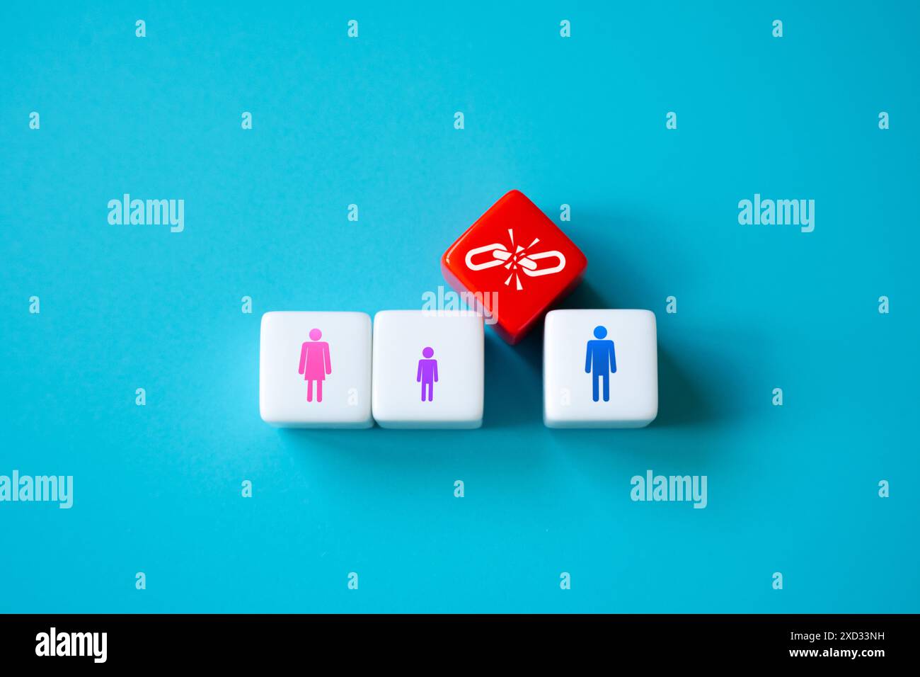 Divorce and marriage breakdown. The child remains with the mother ...