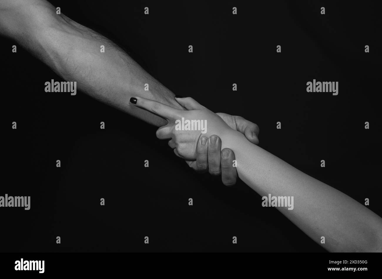 Helping hand. Holding hand, close up. Giving a helping hand. Rescue ...