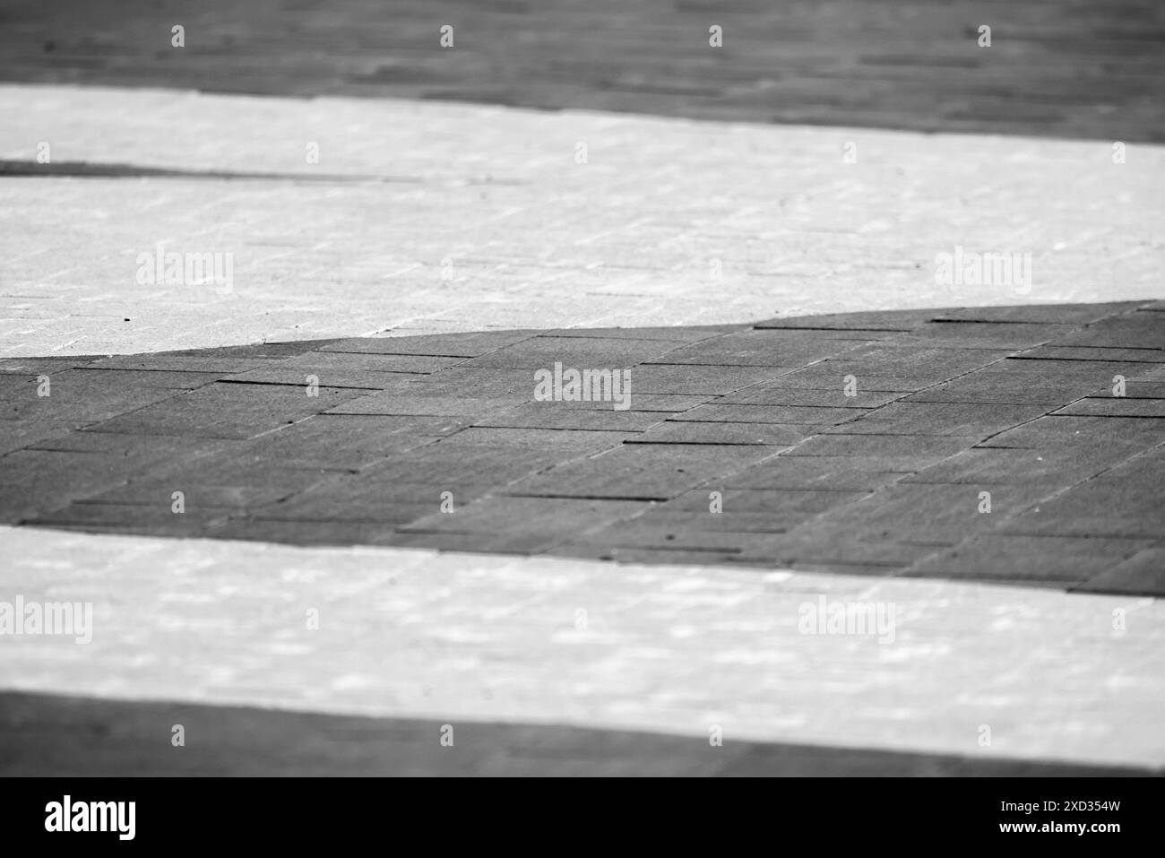 Urban walking area pavement background texture, gray and white stone ...