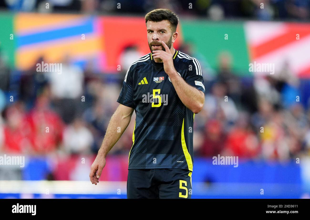 Scotland's Grant Hanley during the UEFA Euro 2024 Group A match at the ...
