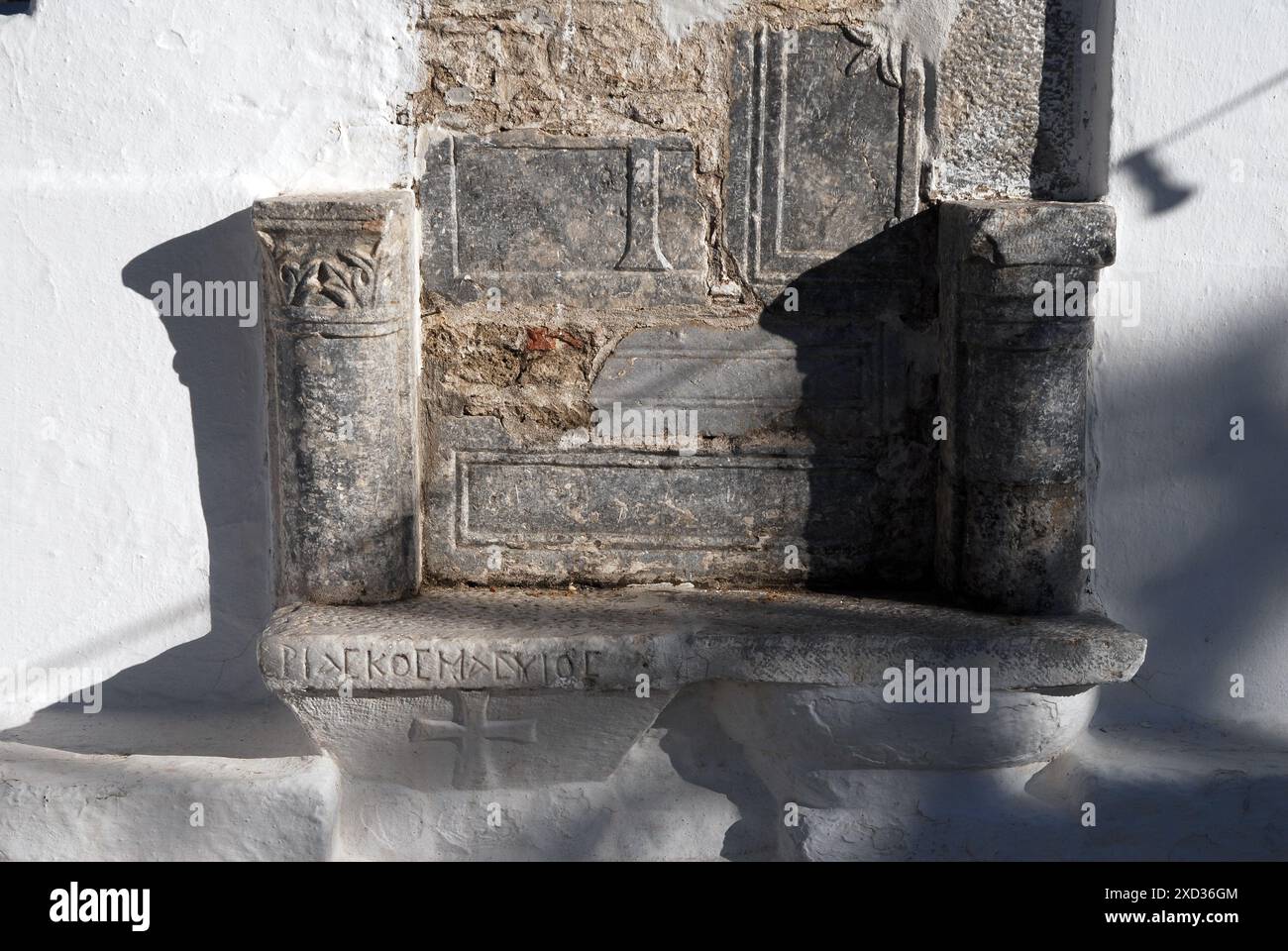 Greece, Dodecanese, Rhodes island Afantou village monasteries of ...