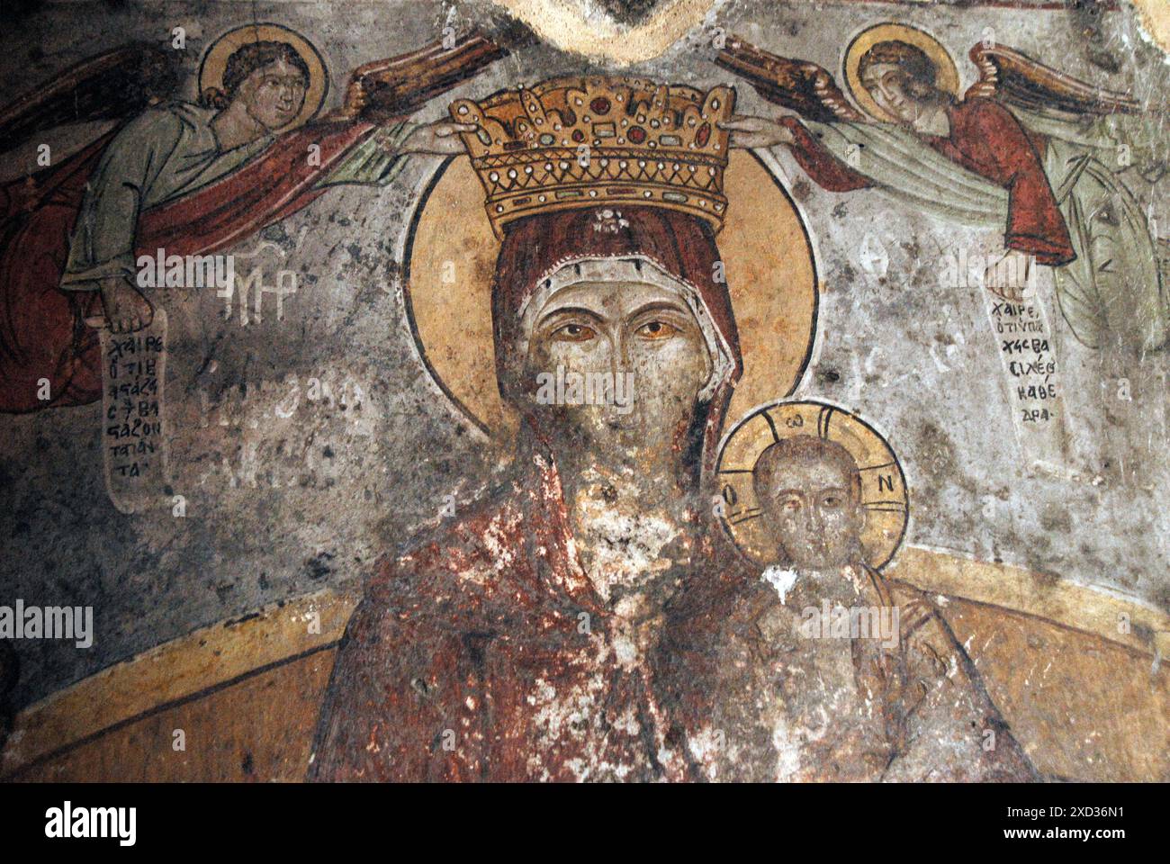 Greece, Dodecanese, Rhodes island Afantou village monasteries of ...