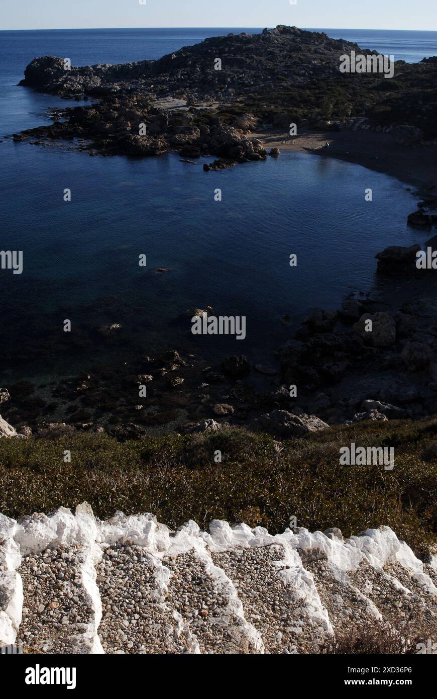 Greece, Dodecanese, Rhodes island Afantou village monasteries of ...