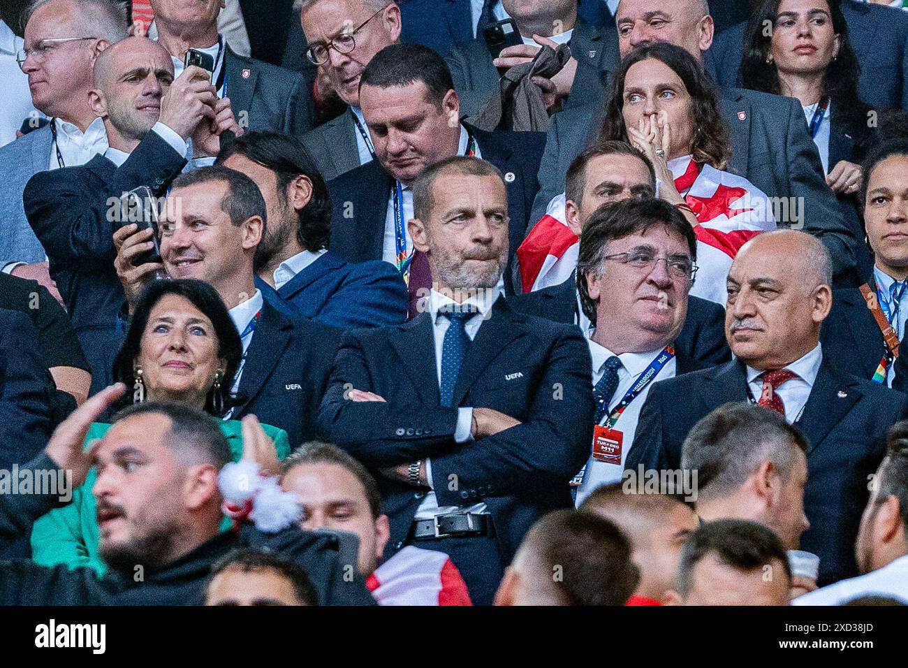 UEFA Praesident Alexander Ceferin Tuerkei vs. Georgien, Herren ...