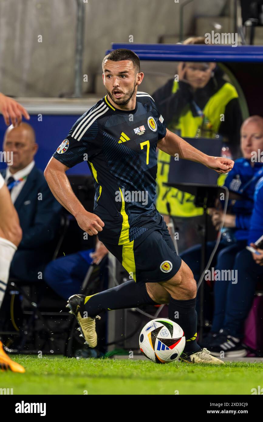 John McGinn (Scotland) during the UEFA “Euro Germany 2024 “ match ...