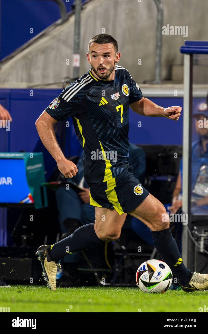 John McGinn (Scotland) during the UEFA “Euro Germany 2024 “ match ...
